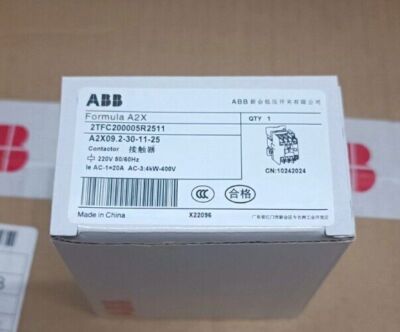 1pcs ABB A2X09.2-30-11-25 220V50/60HZ 10242024 Contactor Fast delivery ...