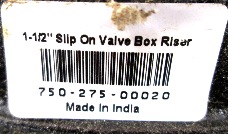 Lansdale Valve - 750-275-00020 - 1-1/2" Slip On Valve Box Riser | eBay