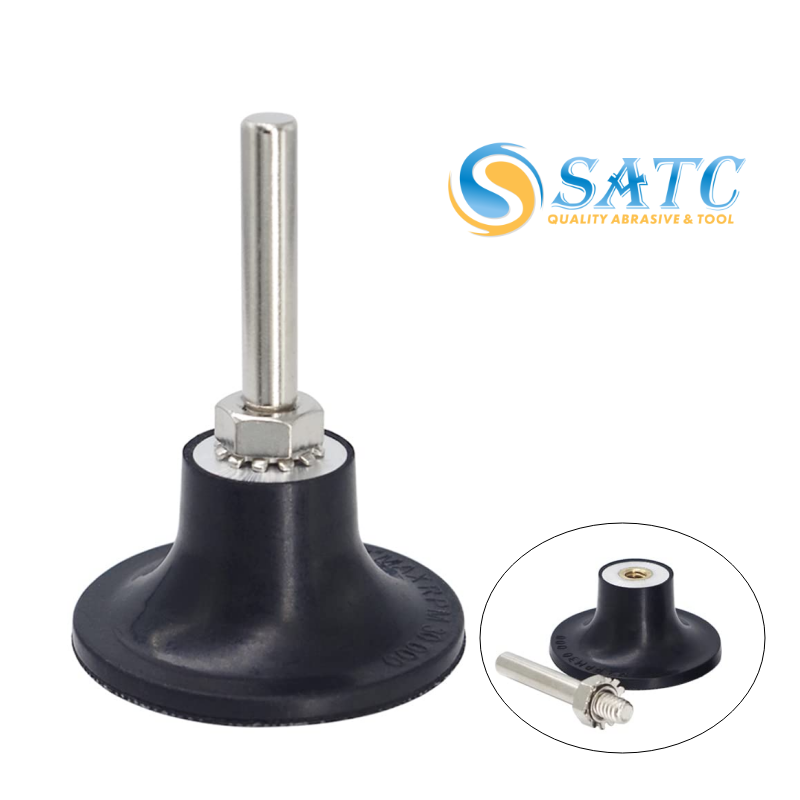 2Inch Quick Change Roll Lock Sanding Discs Pad Holder Adapter with 1/4 ...