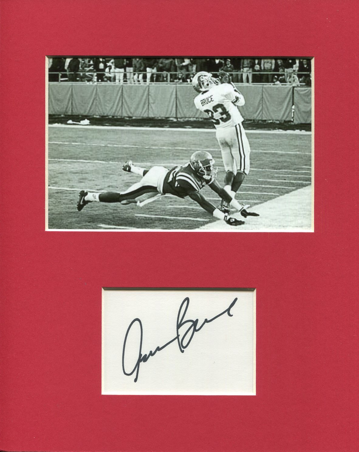 Isaac Bruce Memphis Tigers St Louis Rams Super Bowl HOF Signed Photo ...