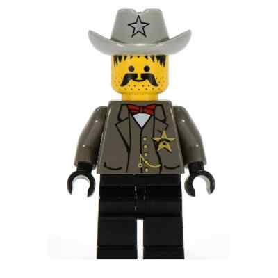 Lego Western Sheriff Minifigure Wild West Village Sets 6712 6755 6764 ...