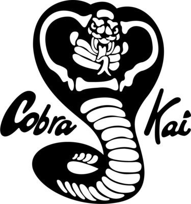 Cobra Kai vinyl decal sticker Karate Kid Ralph Macchio William Zabka ...