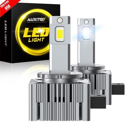 D3S D3R LED Headlight Bulbs 40000LM 6000K White Replace Conversion Lamp ...