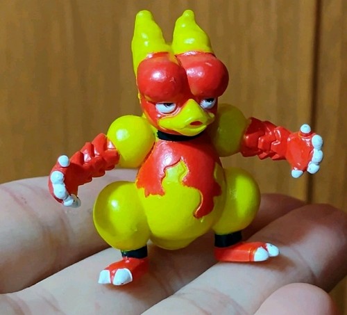 Rare Vintage Tomy Magmar Pokemon Figure CGTSJ Authentic Toy PVC Red ...