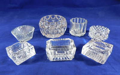 Vintage Crystal Salt Cellars Lot of 7 | eBay