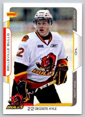 Kyle Decoste 2009-10 Belleville Bulls | eBay