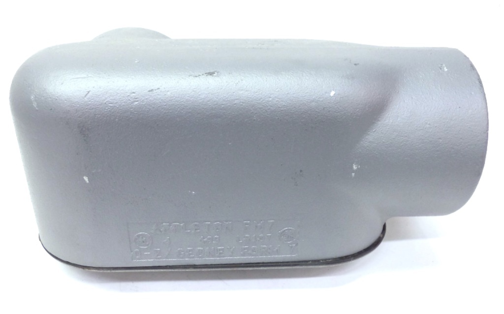 APPLETON CONDUIT BODY LR107, SIZE 4", 103, O-Z / GEDNEY FORM 7, STYLE ...