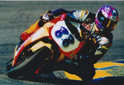 Scott SMART SIGNED HONDA 12x8 Photo + Dealer COA Autograph Superbikes ...