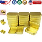 20-Piece Golden Stackable Tin Containers - Stylish Arts & Crafts ...
