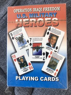Operation Iraqi Freedom U.S. Military Heroes Playing Cards Factory ...