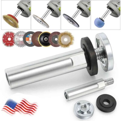 3PCS Angle Grinder Extension Connecting Rod Rotating Extended Shaft ...