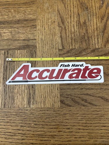 Accurate Fish Hard Sticker | eBay