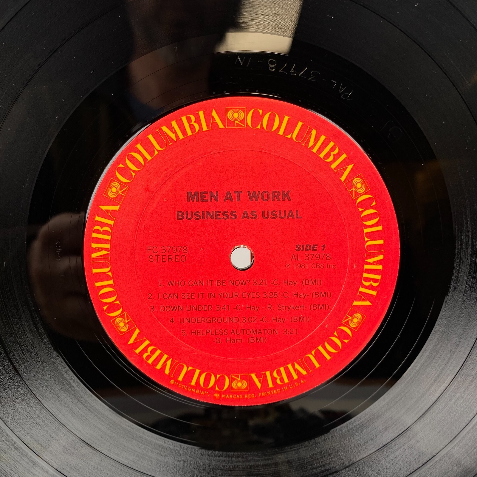 Men at Work Business as Usual Vinyl Record, Near Mint | eBay