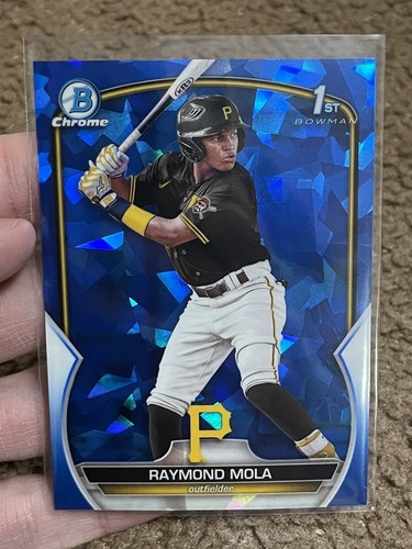 2023 1st Bowman Chrome Sapphire Pittsburgh Pirates Raymond Mola Bcp-198 ...