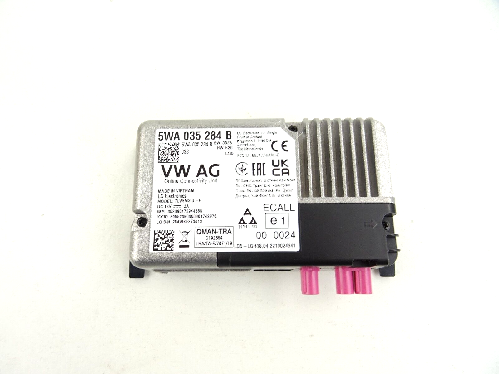 GENUINE VW Audi Seat Skoda Online Connectivity Unit 5WA035284B | eBay