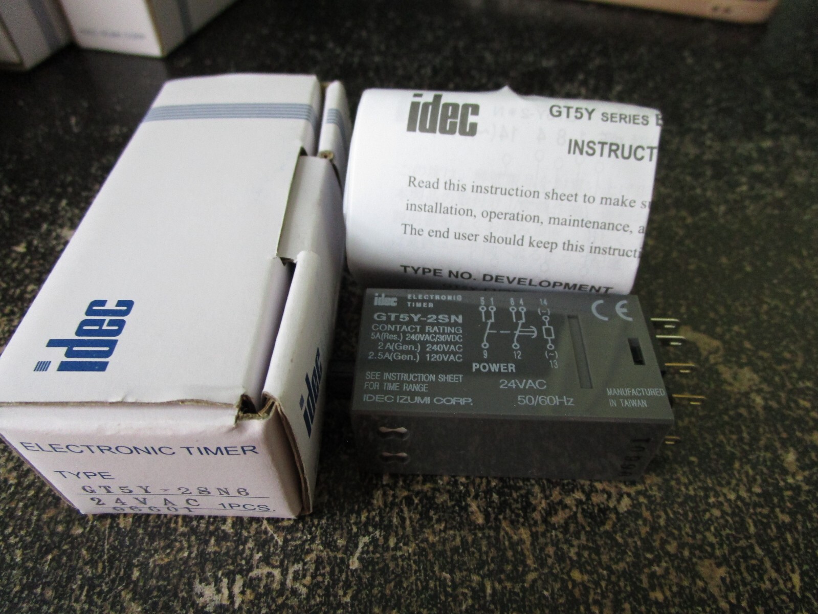 IDEC Gt5y-2sn Electronic Timer Module 24vdc for sale online | eBay