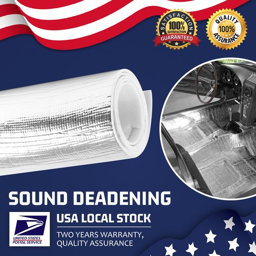 Heat Shield Insulation Automotive Van Sound Deadener Noise-blocking Mat ...