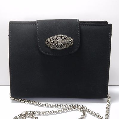 Judith Jack Evening Bag with Chain Strap and Marcasite Clasp | eBay