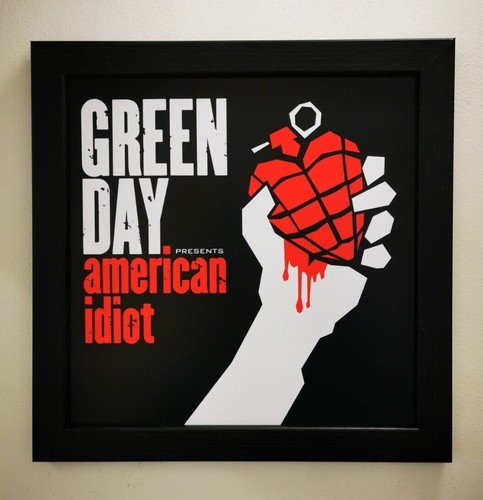 GREEN DAY "AMERICAN IDIOT" - Album Cover -Framed Poster | eBay UK