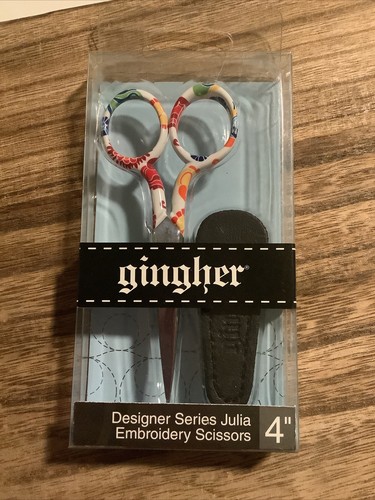 Gingher designer Embroidery Scissors 4 Inch Julia | eBay