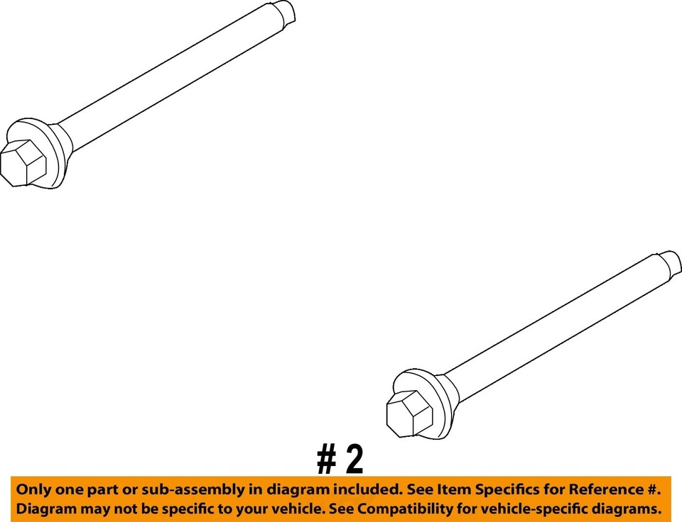 FORD OEM Steering Gear-Mount Bolt W715436S439 | eBay