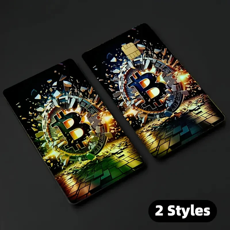 BTC Bitcoin Crypto | Credit Debit Bank Card Sticker Skin | Vinyl ...