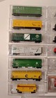 N Scale Micro Trains Car Lot Of 14 Tankers Box Cars Hopper Trailer BN ...