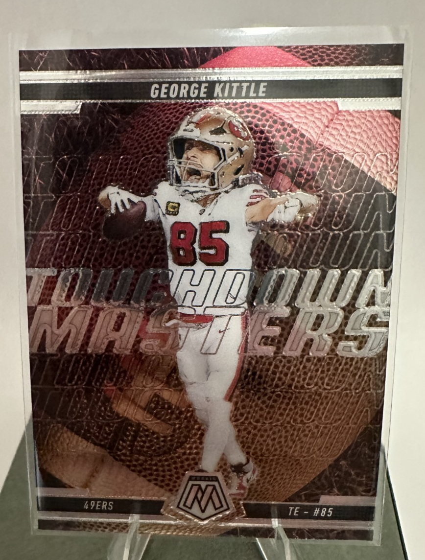 George Kittle 2025 Panini Mosaic #14 Touchdown Masters San Francisco ...