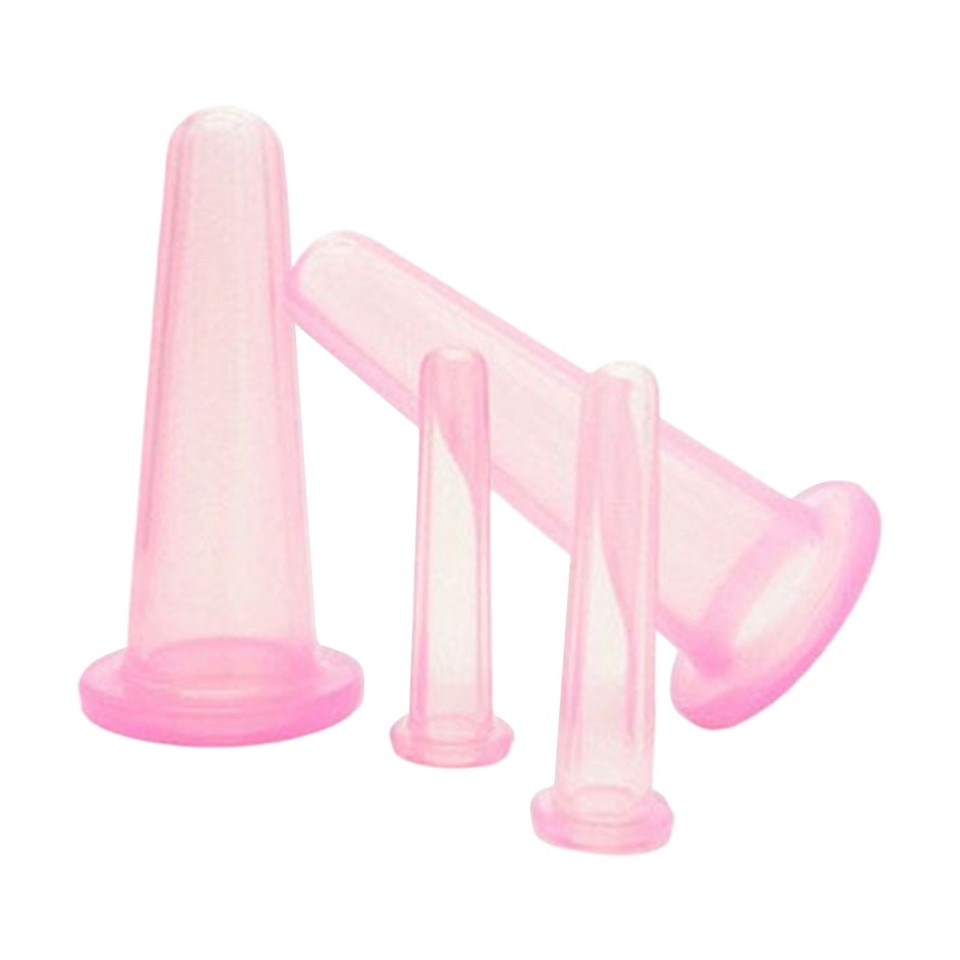 Facial Cupping Set Silicone Face Suction Cupping Vacuum Skin Tightening ...