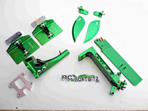 Premium hardware kit suit large deep V mono RC boats 40-55" Green ...