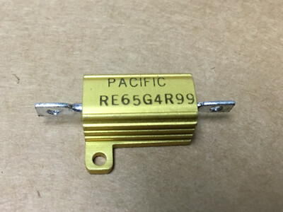 (1 PC) PACIFIC RE65G4R99 Resistor Wirewound 4.99 Ohm 265V 5±% | eBay