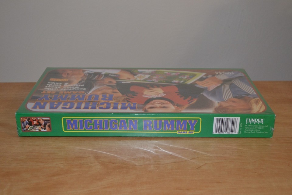 Michigan Rummy Game Set 2-6 Players Fundex Games 1999 NEW | eBay