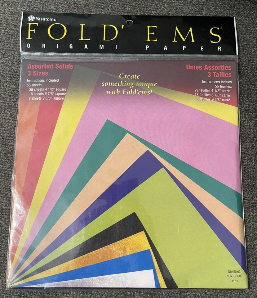 3 Packs Yasutomo Fold 'Ems Origami Paper Packs - See pictures for ...