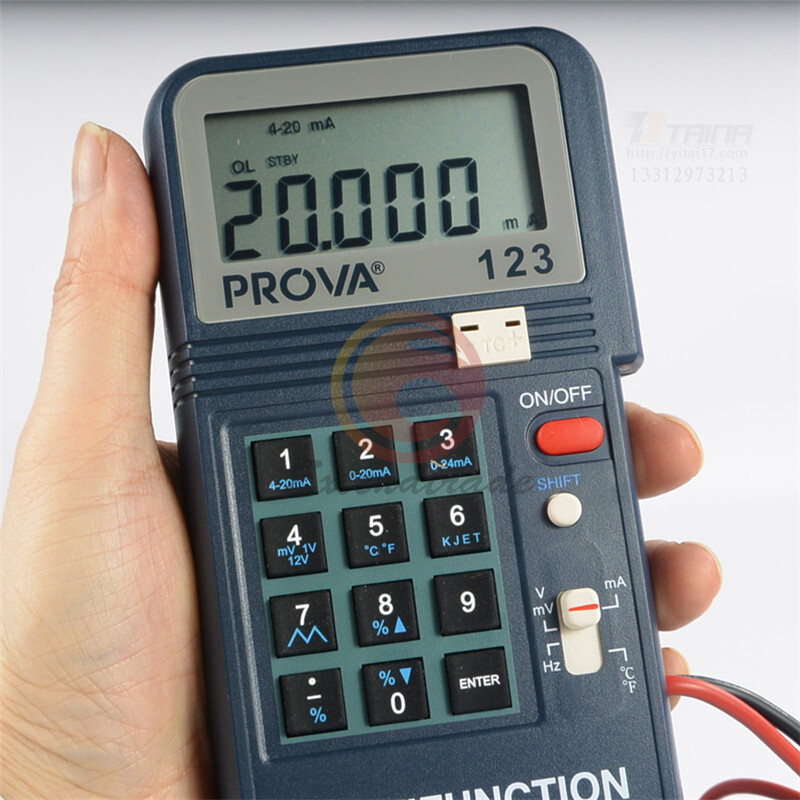 one For TES PROVA-123 Process Calibrator Digital Tester Meter Gauge ...