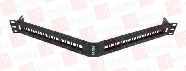 Belden KeyConnect 24-port Angled Unloaded 1u Patch Panel Black AX104599 ...