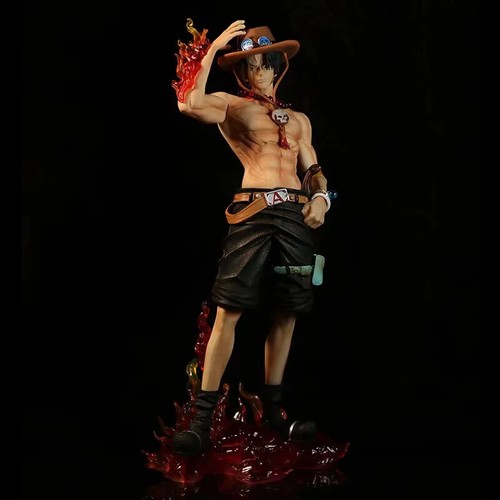 23cm Anime Ace Figure One Piece Action Figurine PVC Collectible Statue ...