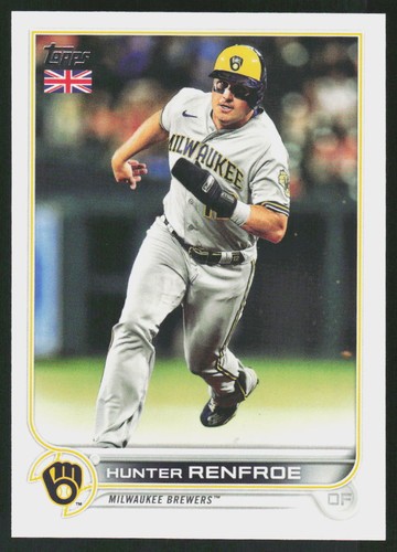 2022 Topps UK Edition Hunter Renfroe #45 BASEBALL Milwaukee Brewers | eBay