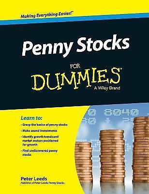 Penny Stocks for Dummies by Peter Leeds (2015, Hardcover) for sale ...