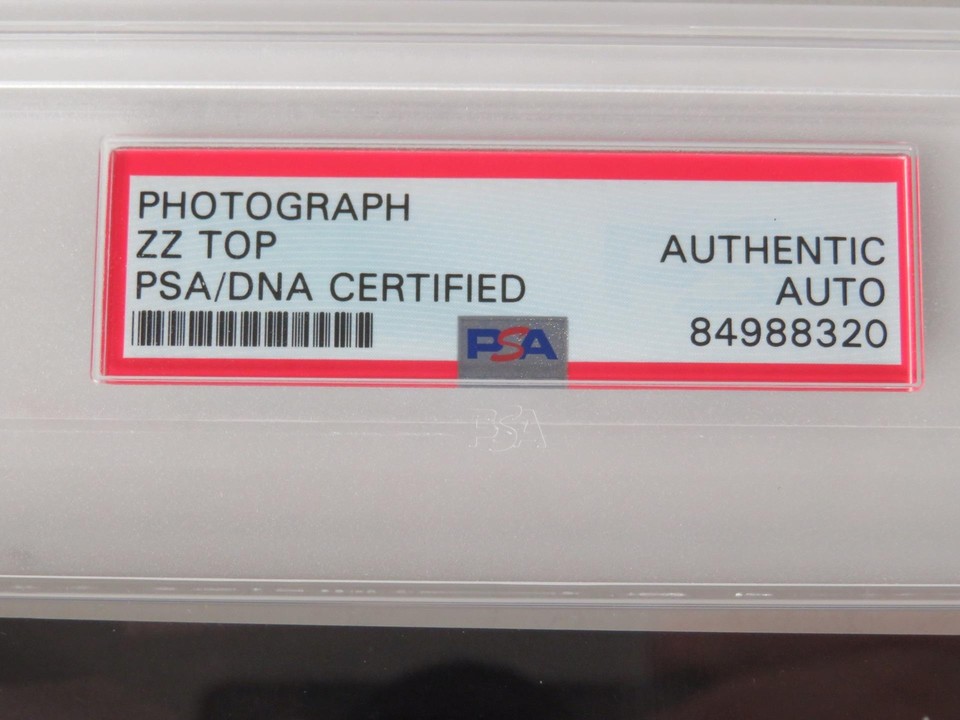 Billy Gibbons ZZ TOP Signed Autograph Auto 8x10 Photo by 3 Slab PSA JSA | eBay