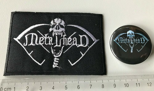 METALHEAD Patch + Button HEAVY METAL MINT | eBay.de