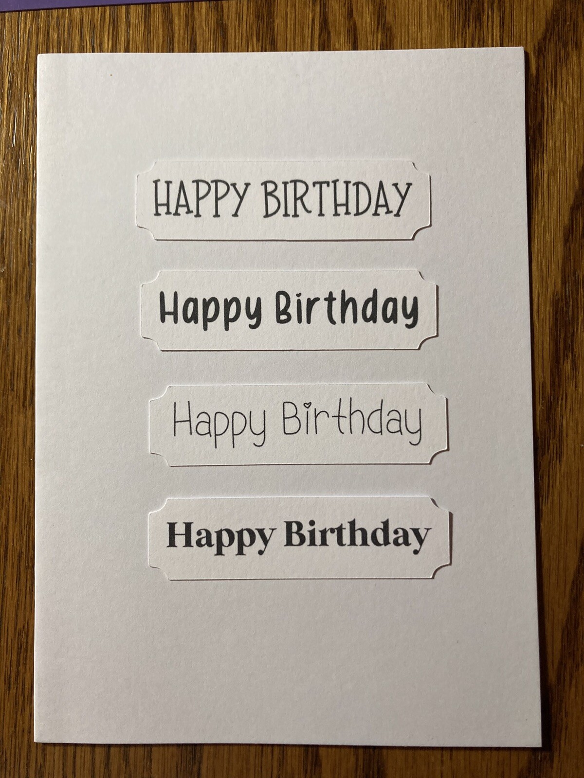 Card Making Sentiments Embellishments Craft Card Toppers Banners MIxed ...