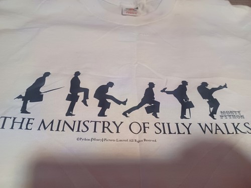 Vintage Monty Python The Ministry Of Silly Walks T-Shirt Unisex 2XL | eBay