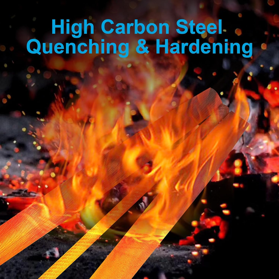 3Pcs Metal File Set, 8-Inch Professional High Carbon Steel Metal File ...