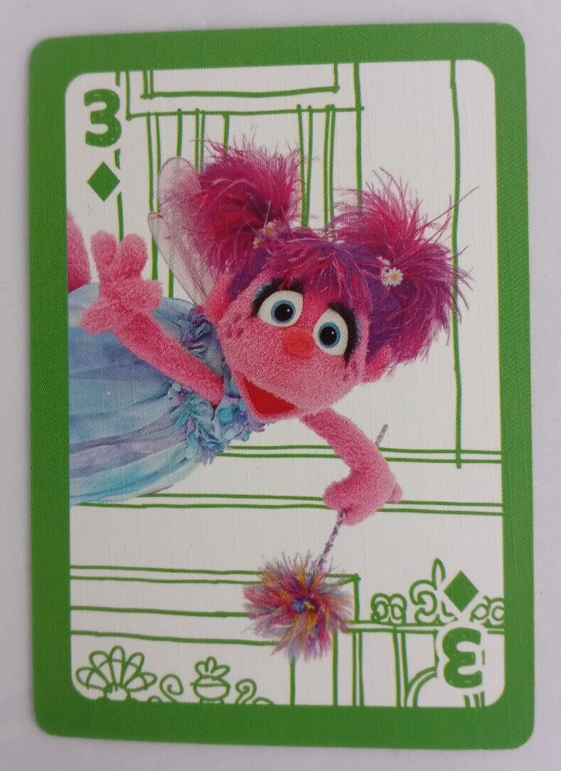 2020 Sesame Street Playing Card Abby Cadabby 3 Diamonds | eBay