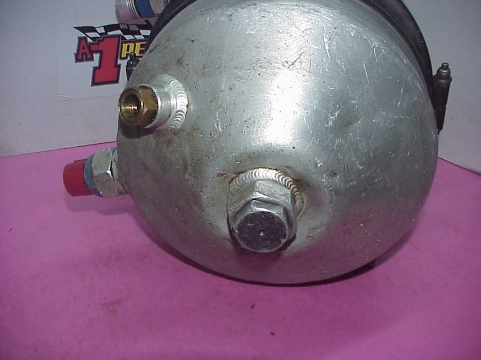 Patterson 3 Gallon Aluminum Dry Sump Oil Tank & Brackets NHRA IMCA ...