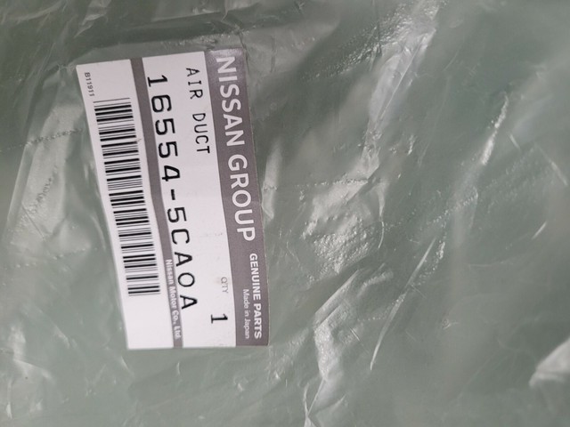 16554-5ca0a Nissan Air Duct 165545CA0A Genuine OEM Part for sale online ...