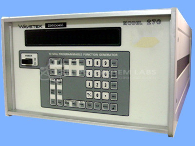Wavetek 270 12Mhz Programmable Generator ** Evaluation for Repair Only ** | eBay