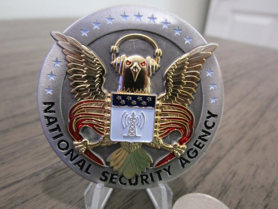 National Security Agency NSA Deep State SIGINT Challenge Coin | eBay