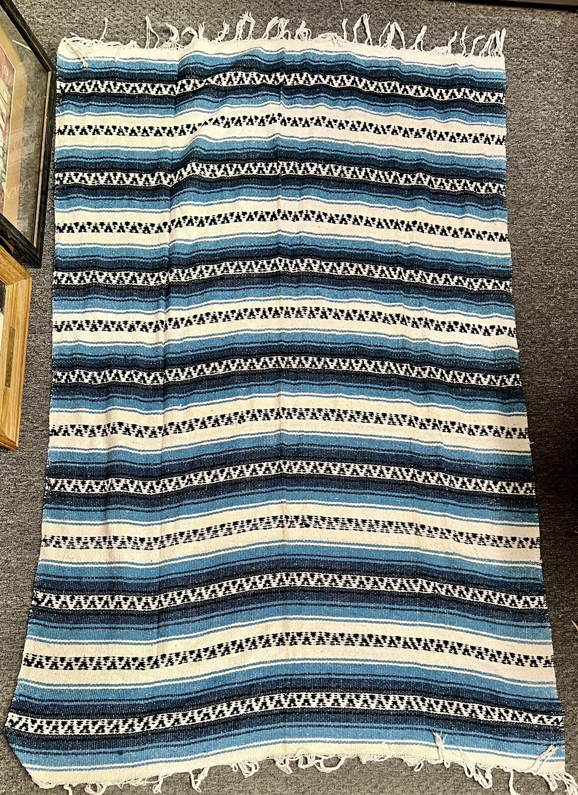 Vintage Artesanias Mayo Made in Mexico Blue & White I… - Gem