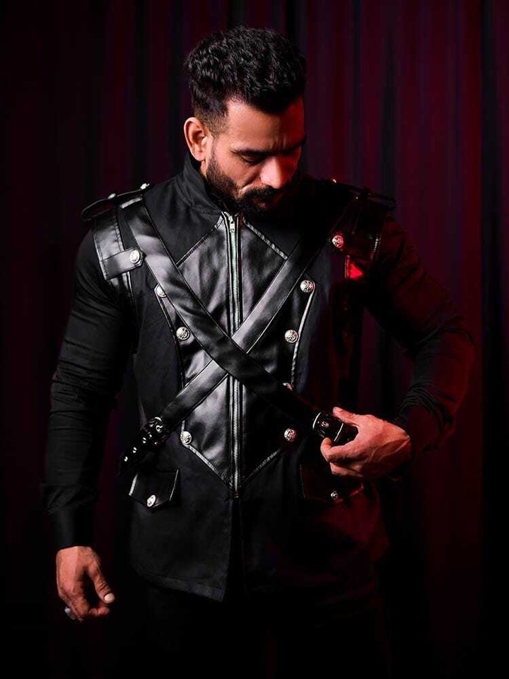 MISS LEATHER Steampunk Brocade Male corset Cincher Body Shaper Waist ...